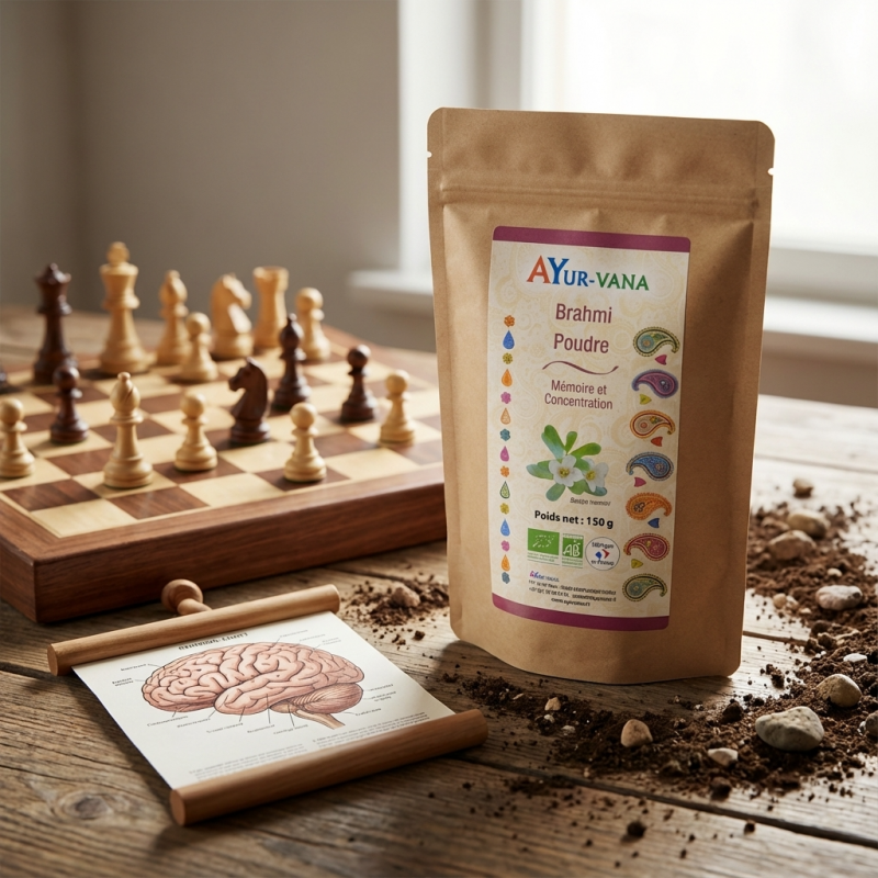 BRAHMI bio en POUDRE - 150 g AYUR VANA AYURVANA