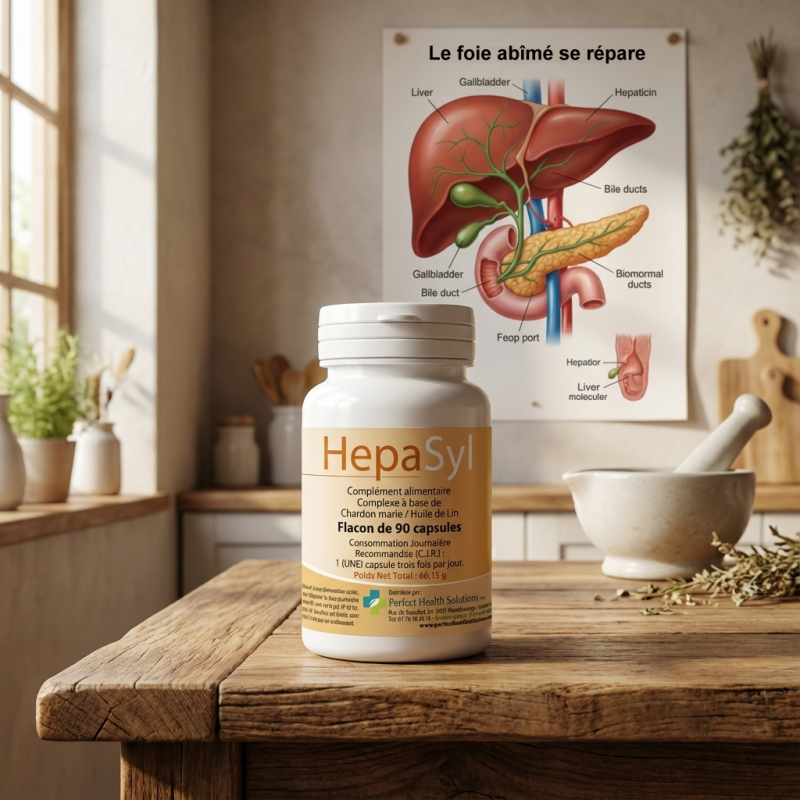 HEPASYL fonctions hépatiques normales Perfect health Solutions