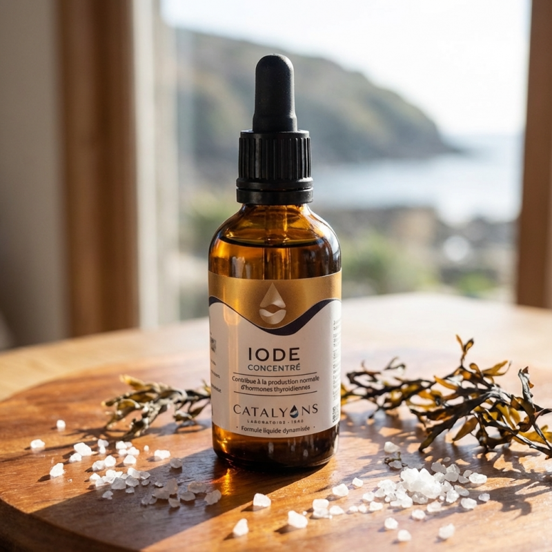 IODE Concentrée 50ml - Équilibre Thyroïdien et Métabolisme - Catalyons