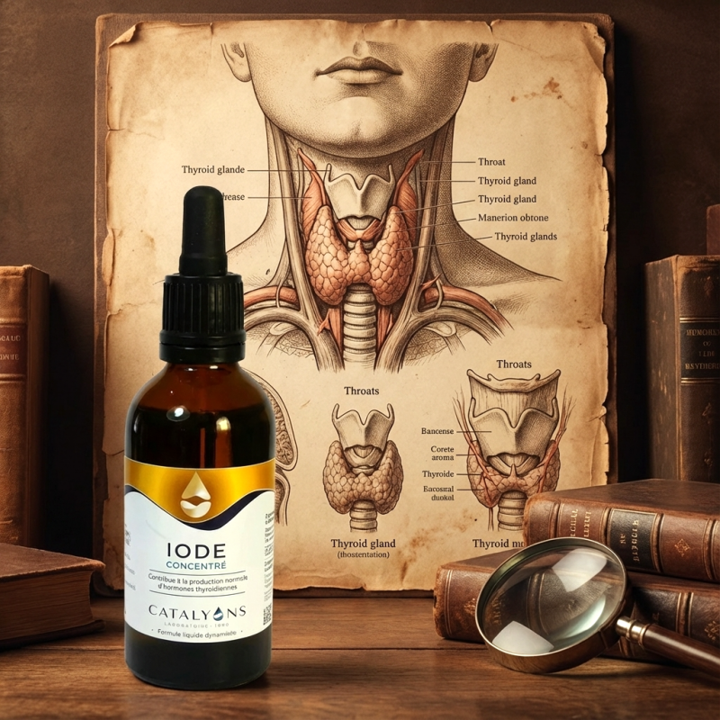 IODE Concentrée 50ml - Équilibre Thyroïdien et Métabolisme - Catalyons