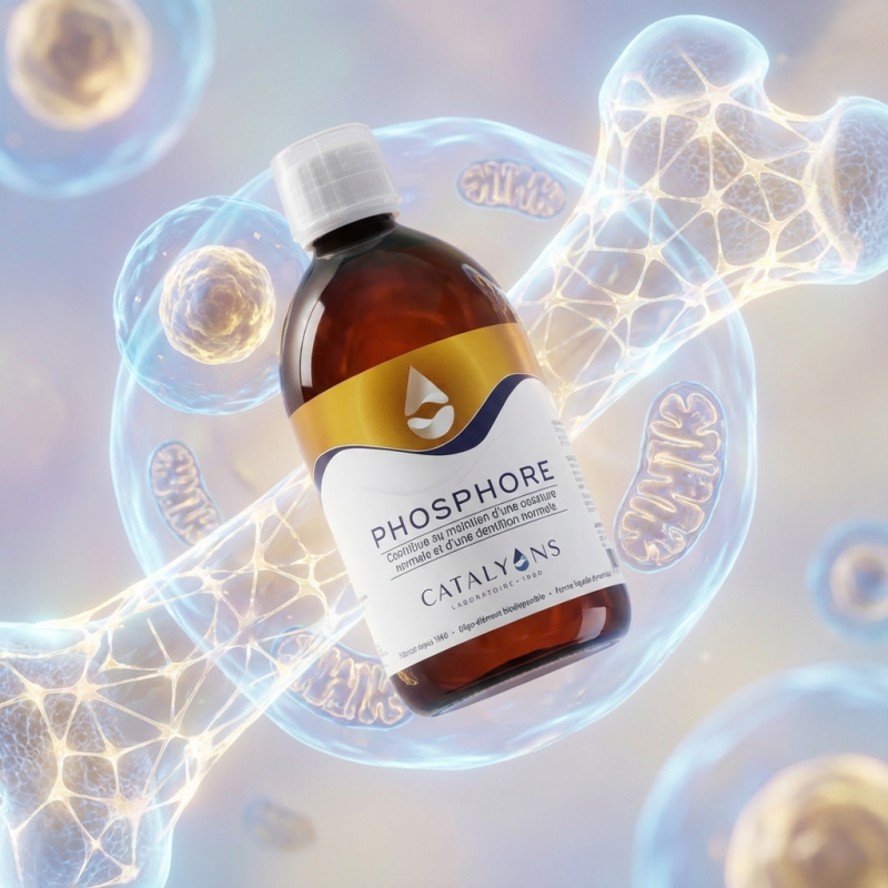 PHOSPHORE 500ml - Solidité des Os, Dents et Énergie - Catalyons