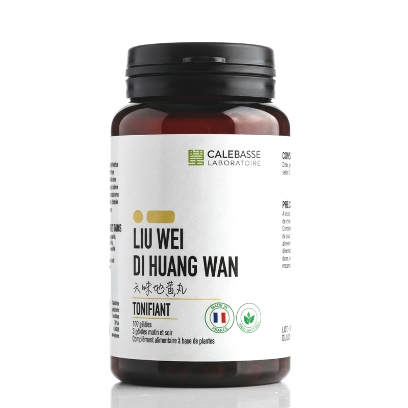 LIU WEI DI HUANG WAN - Fatigue, Lombalgies et Acouphènes - Calebasse