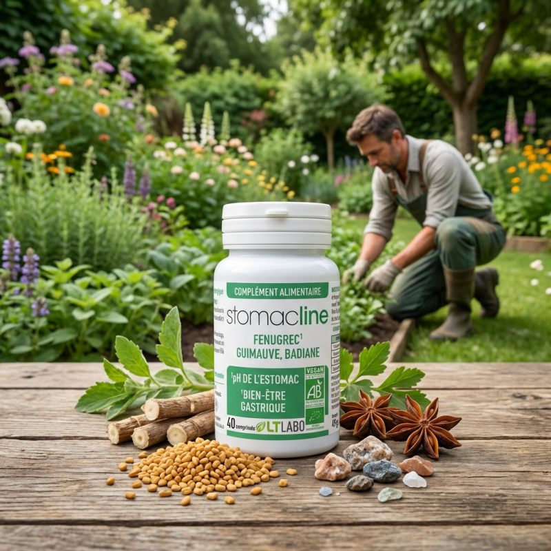 STOMACLINE BiO - 40 compr. - Brûlures & Reflux - LT Labo